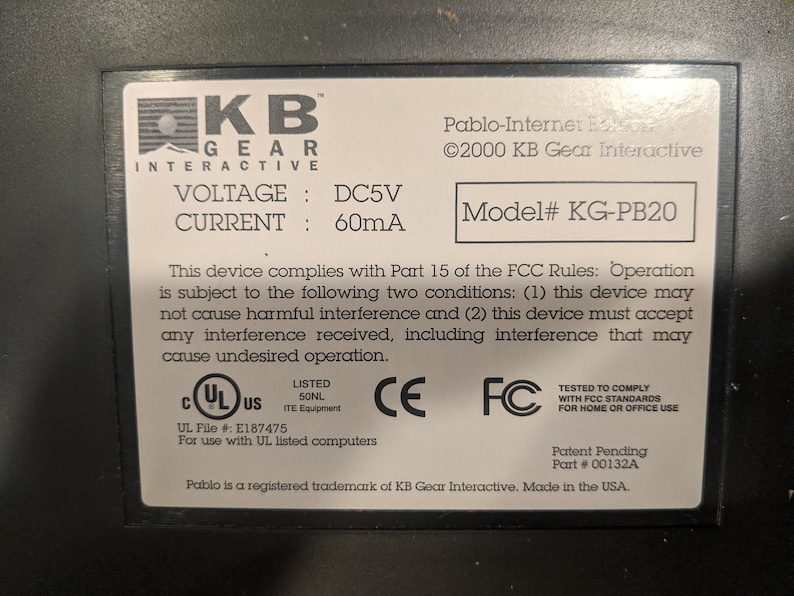 Vintage PABLO Drawing Tablet - Model KG-PB20 - Etsy