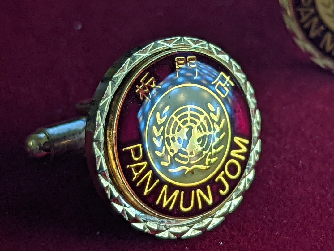 Vintage Pan-mun-jom Cuff Links - Etsy