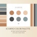 Scorpio Color Palette | Brand Palette | Small Business Branding ...