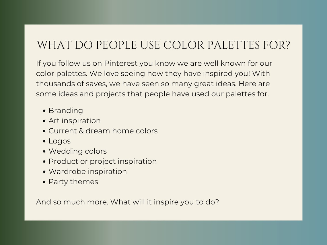 Alpine Mist Color Palette | Brand Palette | Small Business Branding ...