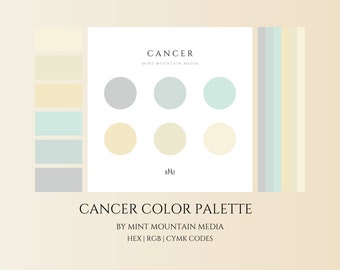 Gemini Color Palette Brand Palette Small Business Branding Wedding ...