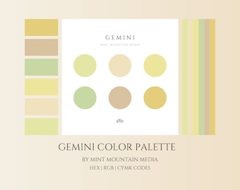 Virgo Color Palette Brand Palette Small Business Branding Wedding ...