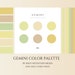Gemini Color Palette Brand Palette Small Business Branding Wedding ...