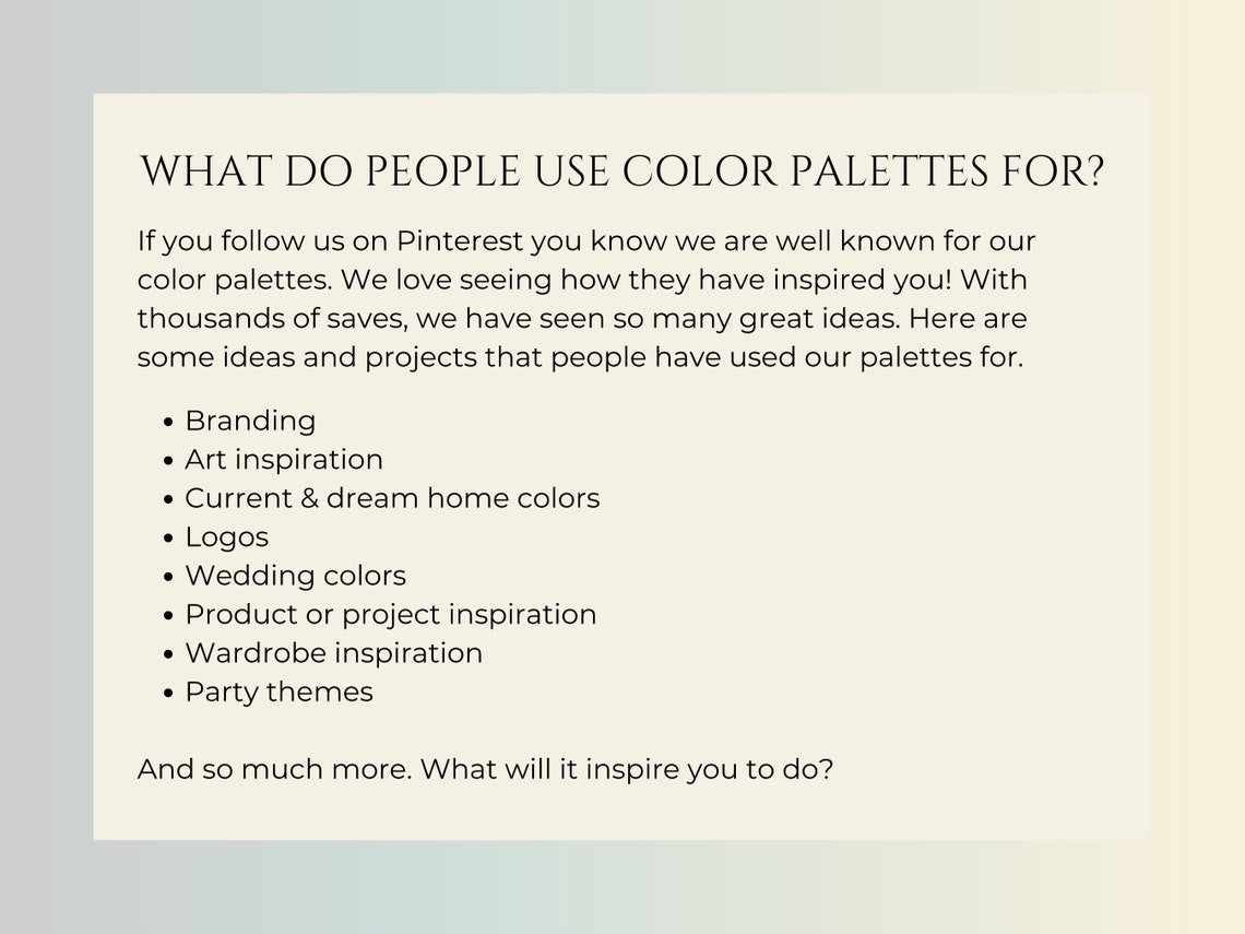 Cancer Color Palette | Brand Palette | Small Business Branding ...