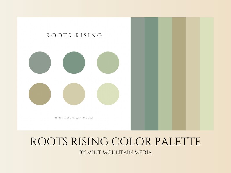 Roots Rising Color Palette | Brand Palette | Small Business Branding ...