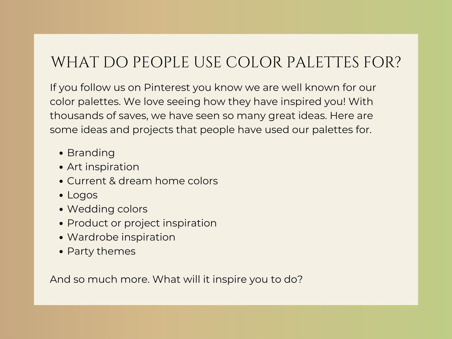 Taurus Color Palette Brand Palette Small Business Branding Wedding ...