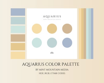 Libra Color Palette Brand Palette Small Business Branding Wedding ...