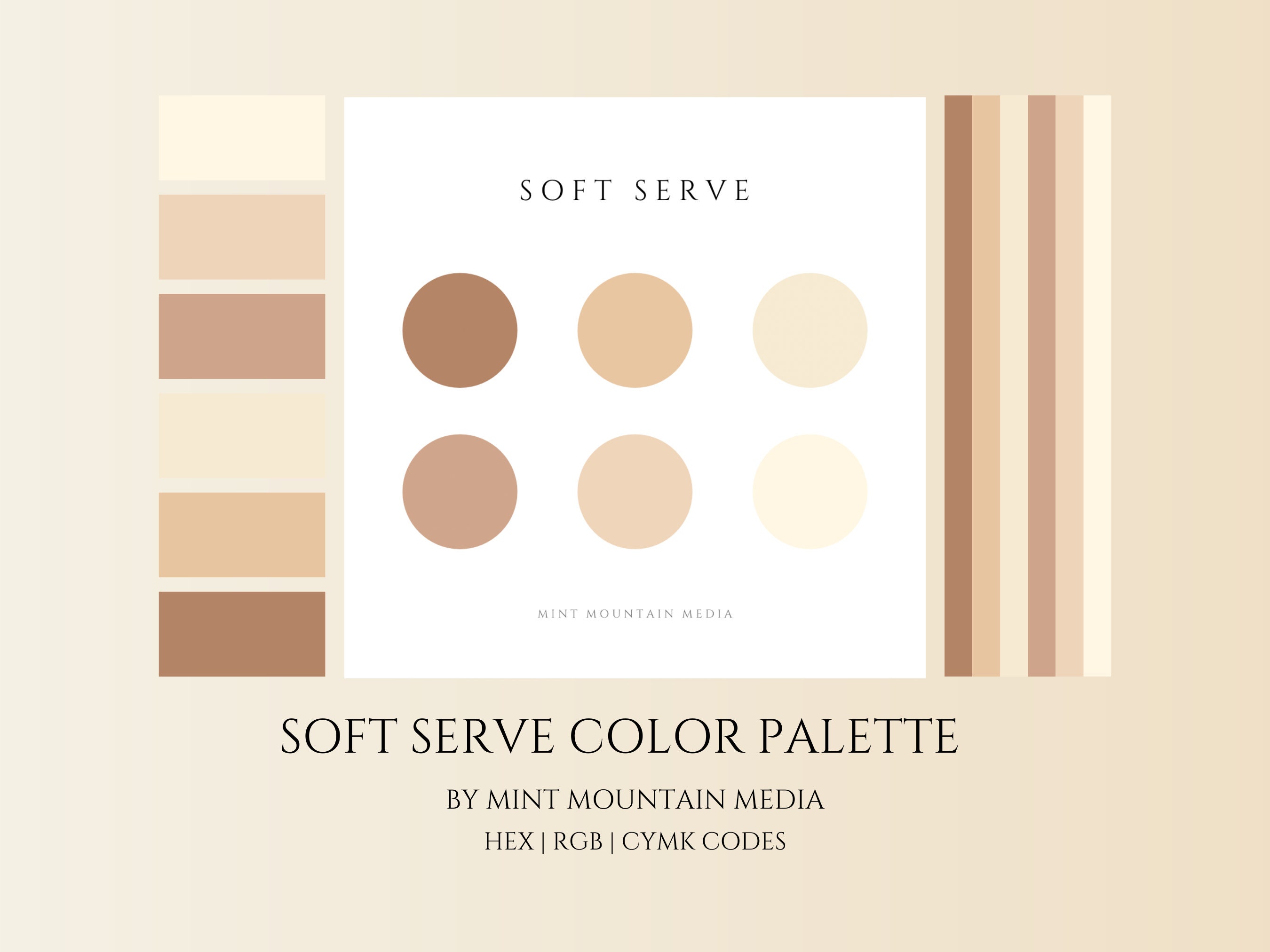 Soft Serve Color Palette Brand Palette Small Business - Etsy