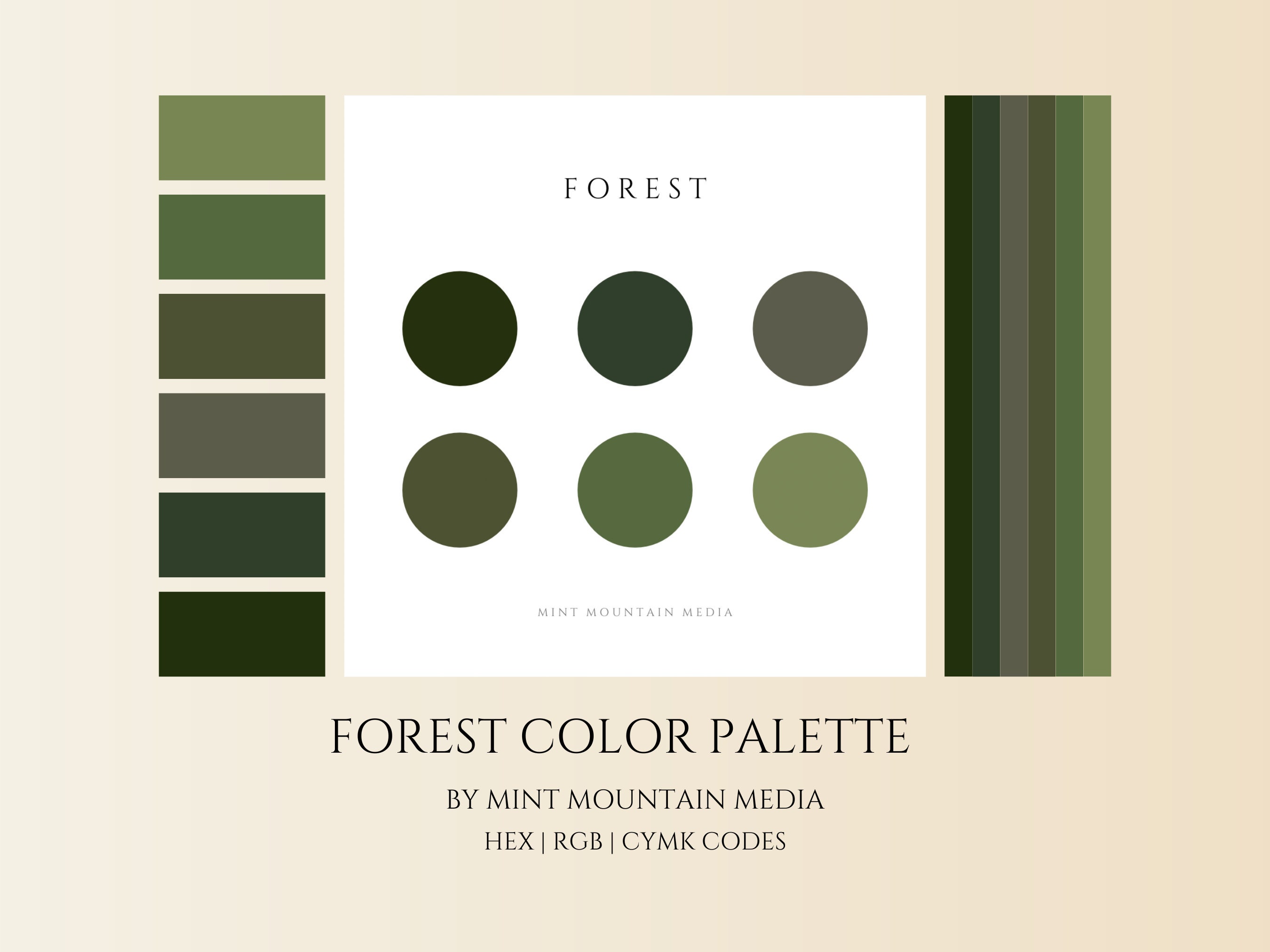 Forest Green Colour Palette