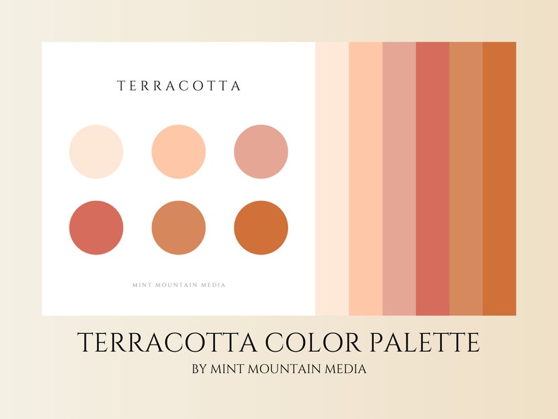 Terracotta Color Palette | Brand Palette | Small Business Branding ...