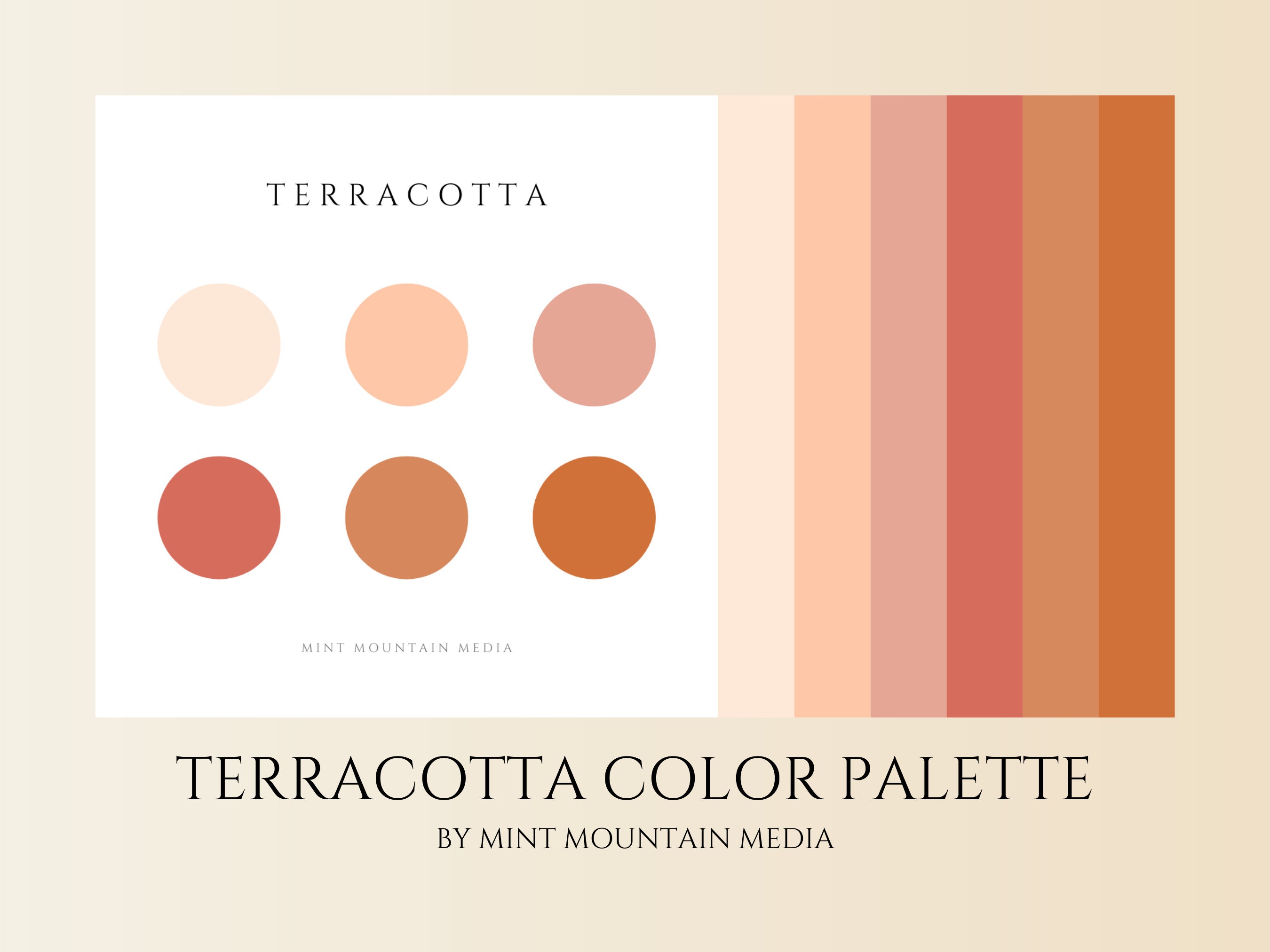 Terracotta Color Palette | Brand Palette | Small Business Branding ...