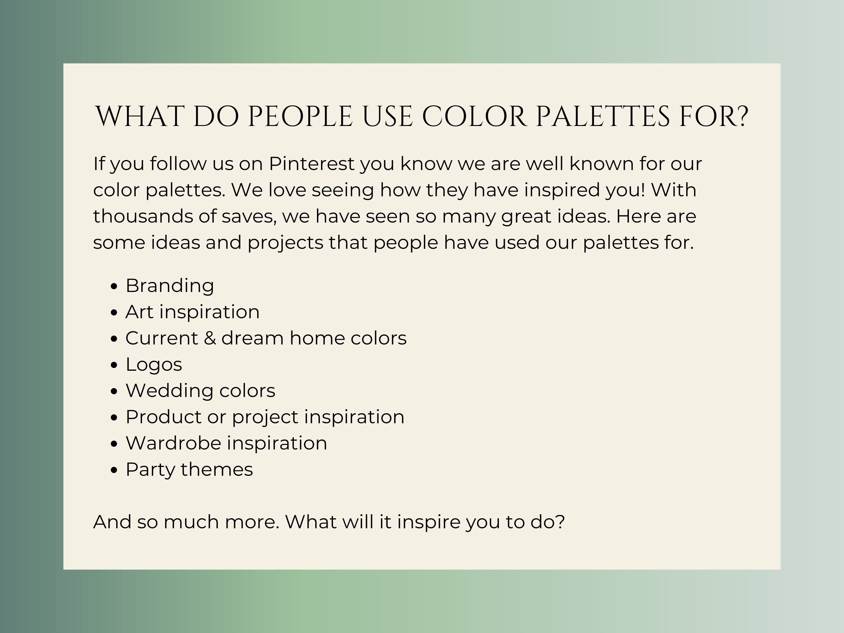 Sea Turtle Color Palette Brand Palette Small Business Branding Wedding ...