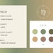 Virgo Color Palette | Brand Palette | Small Business Branding | Wedding ...