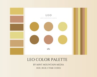 Aquarius Color Palette Brand Palette Small Business Branding Wedding ...