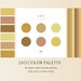 Leo Color Palette | Brand Palette | Small Business Branding | Wedding ...
