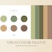 Virgo Color Palette Brand Palette Small Business Branding Wedding ...