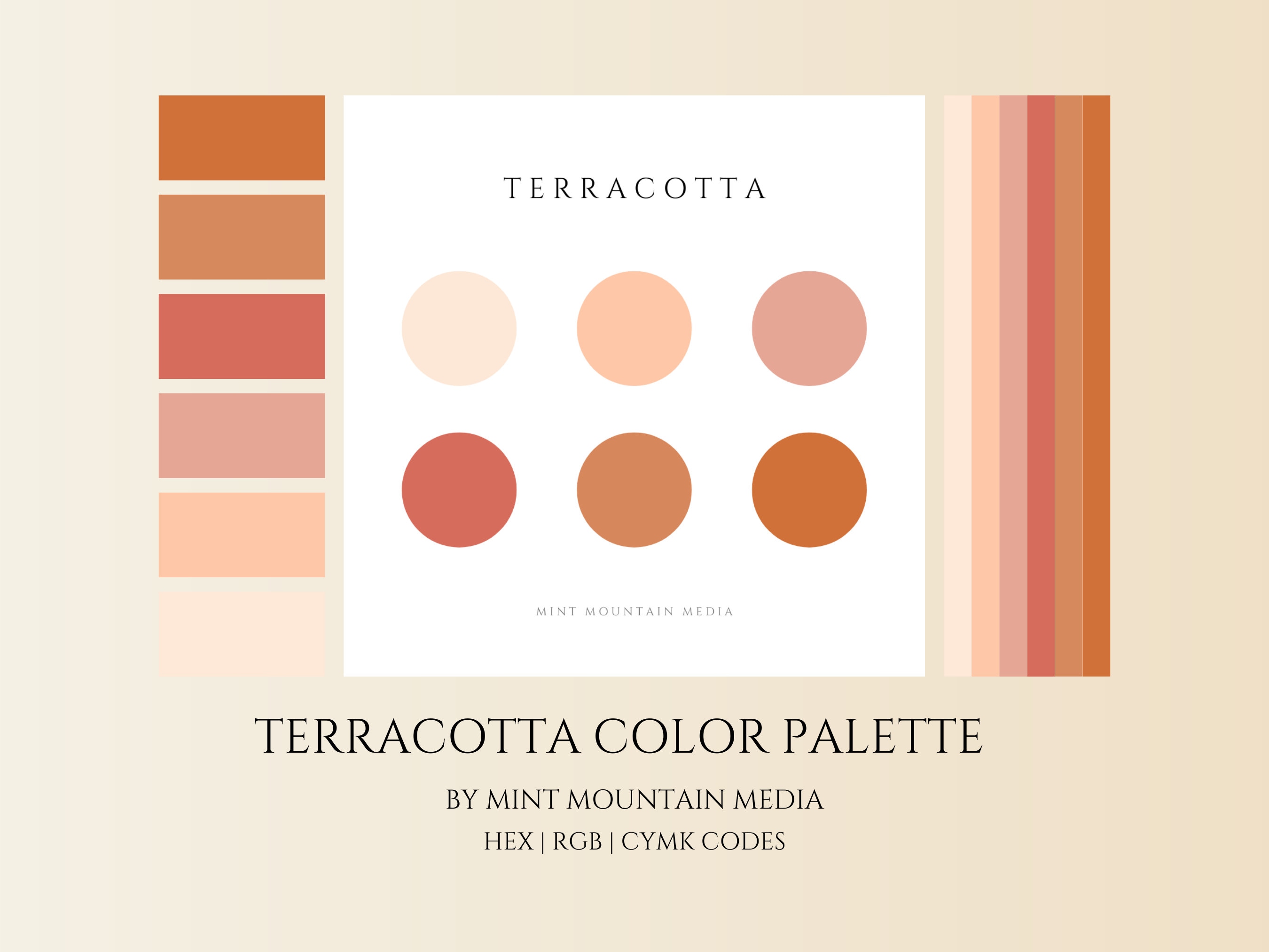 Terracotta Color Palette | Brand Palette | Small Business Branding ...