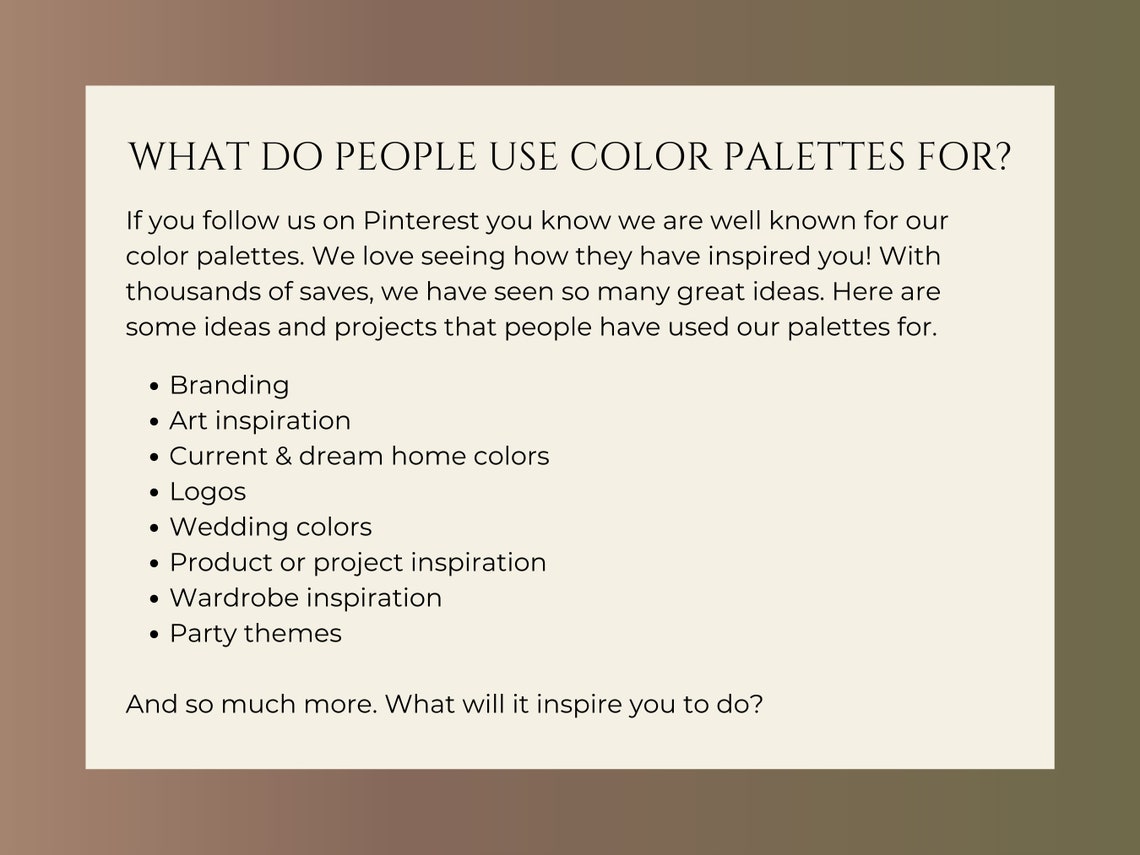 Virgo Color Palette | Brand Palette | Small Business Branding | Wedding ...