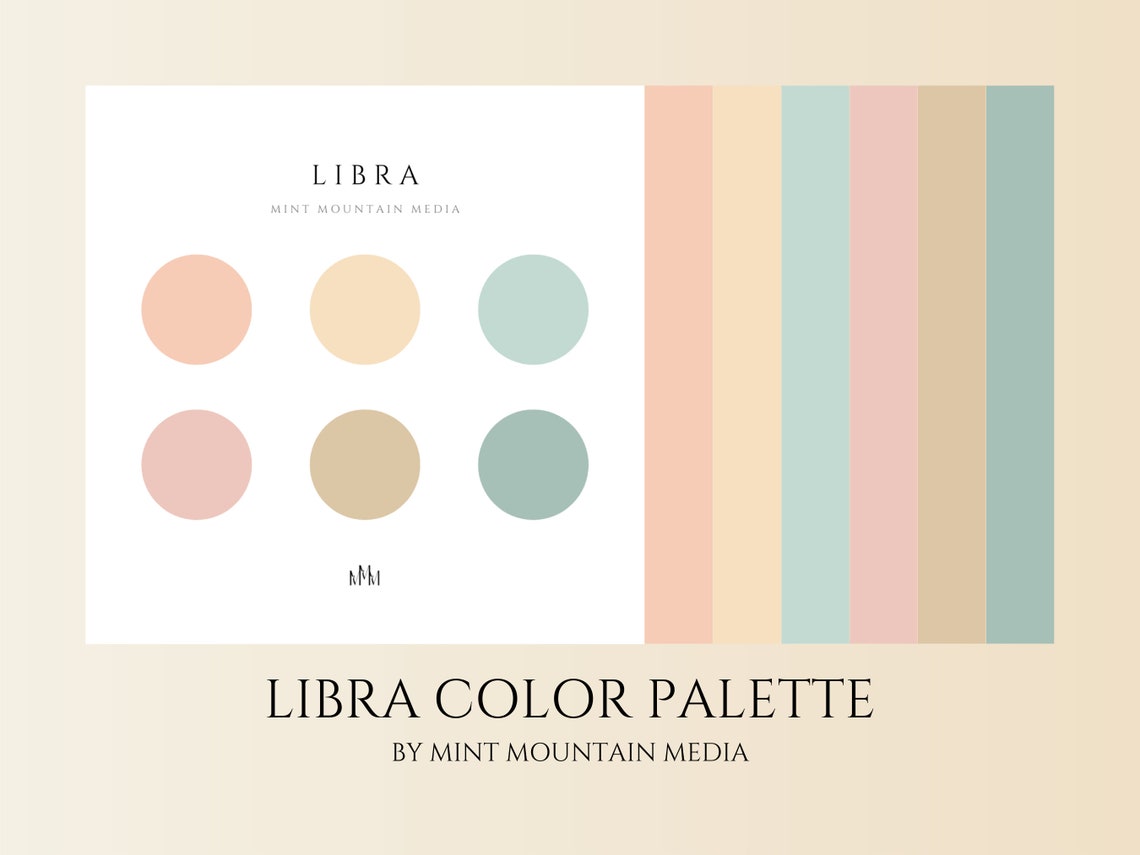 Libra Color Palette | Brand Palette | Small Business Branding | Wedding ...