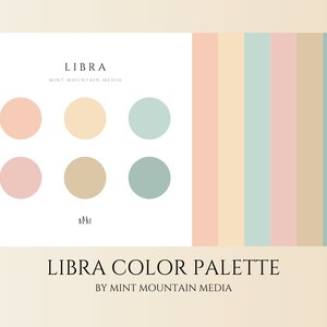 Libra Color Palette | Brand Palette | Small Business Branding | Wedding ...