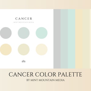 Cancer Color Palette | Brand Palette | Small Business Branding ...