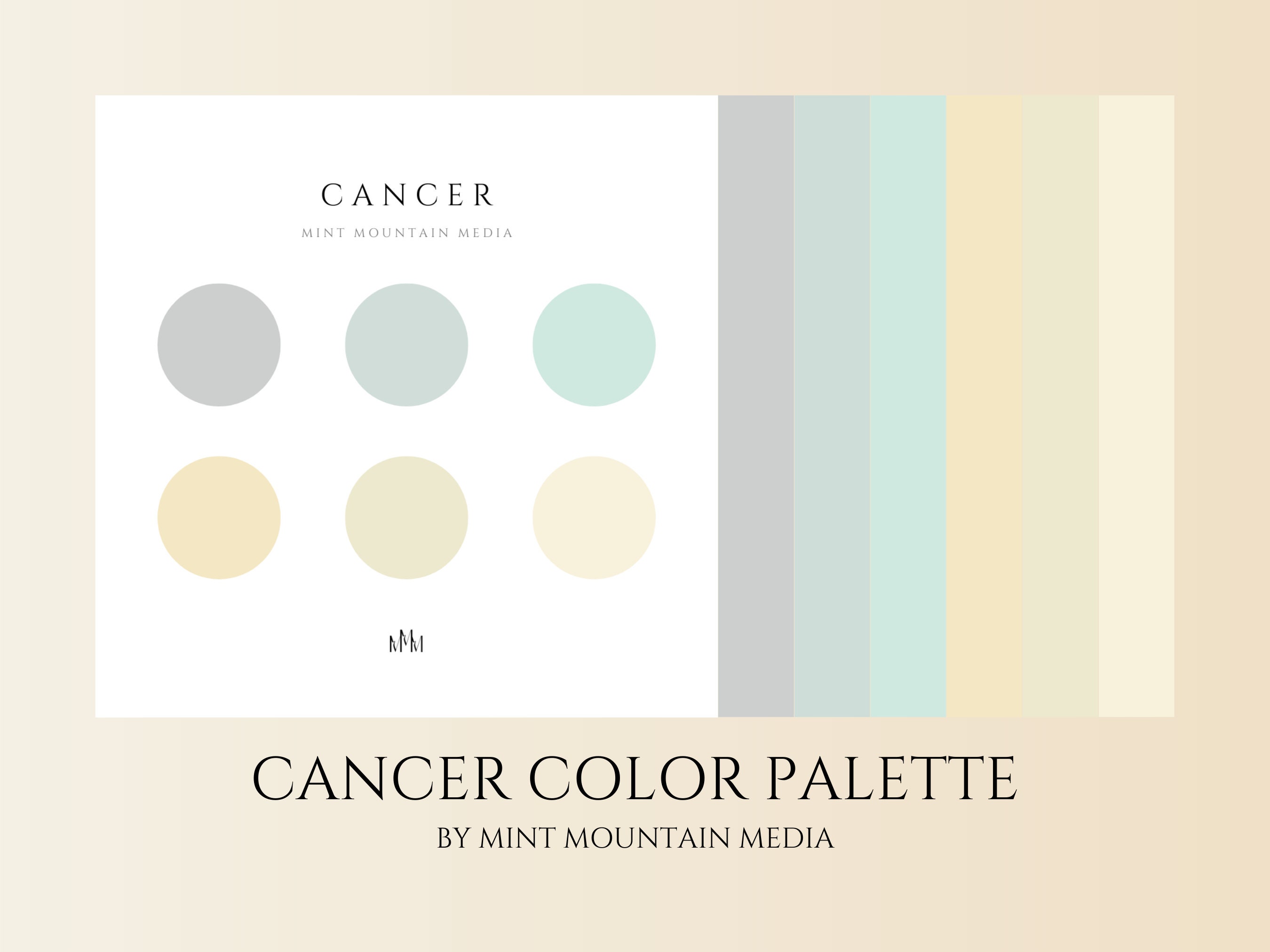 Cancer Color Palette | Brand Palette | Small Business Branding ...