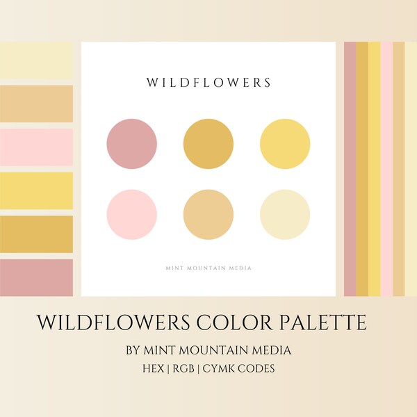 Wildflower Color Palette - Etsy
