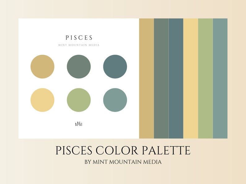 Pisces Color Palette | Brand Palette | Small Business Branding ...