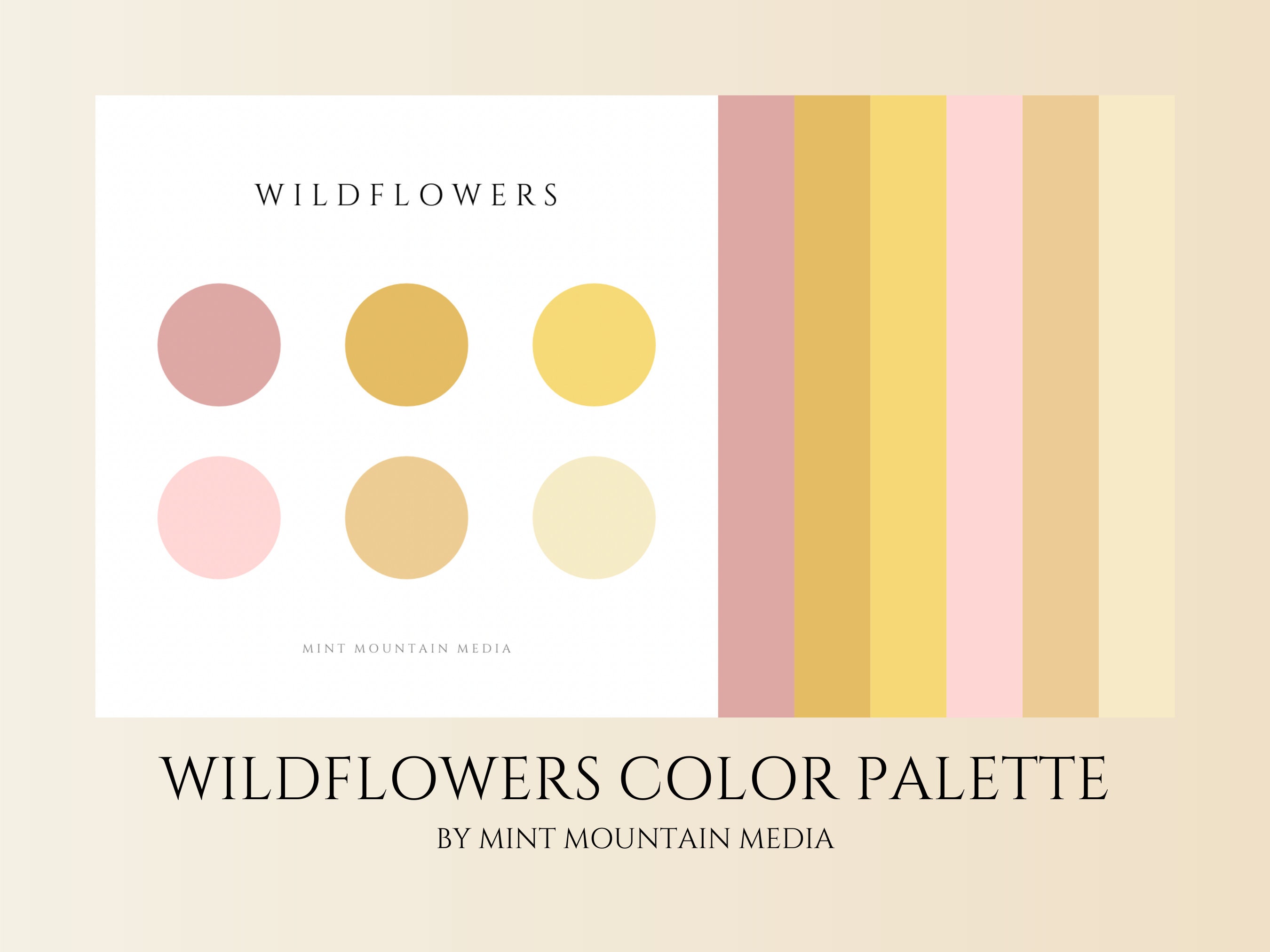 Wildflowers Color Palette | Brand Palette | Small Business Branding ...
