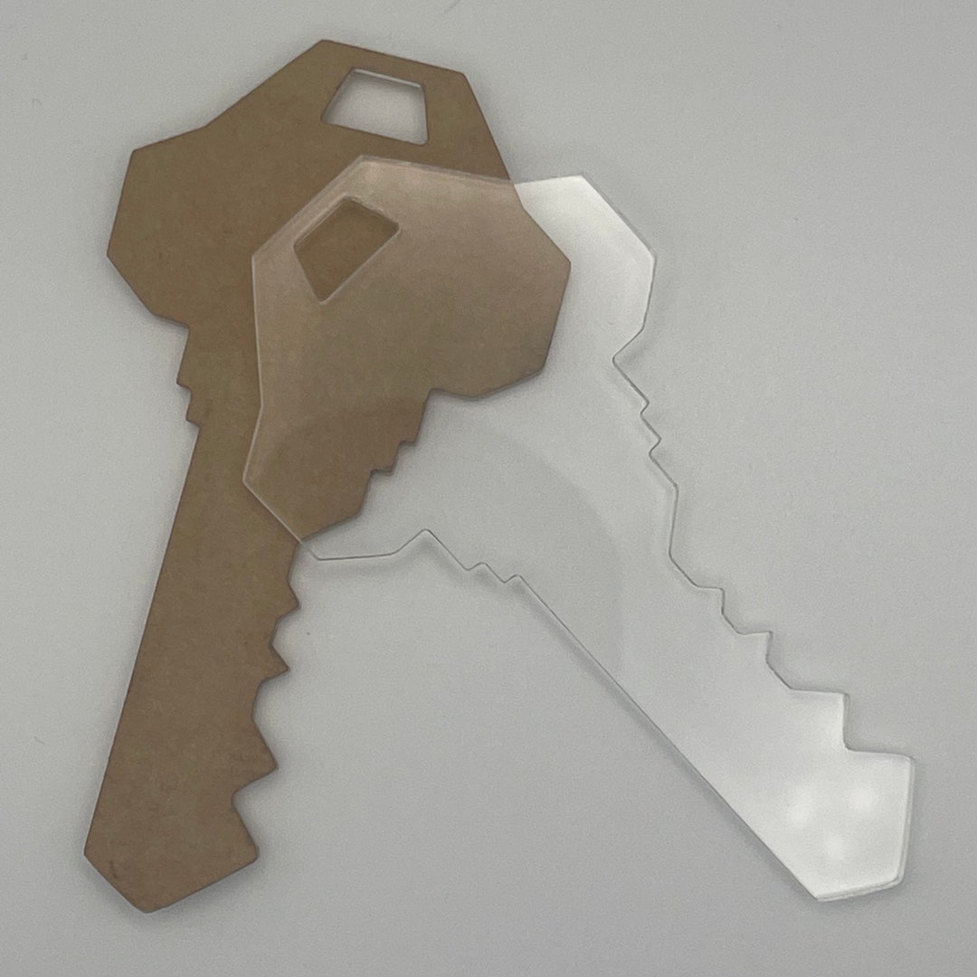 Key Acrylic Blanks 10 Pcs - Etsy