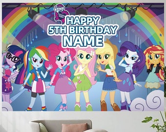 My Little Pony Customized Photo Banner - Etsy
