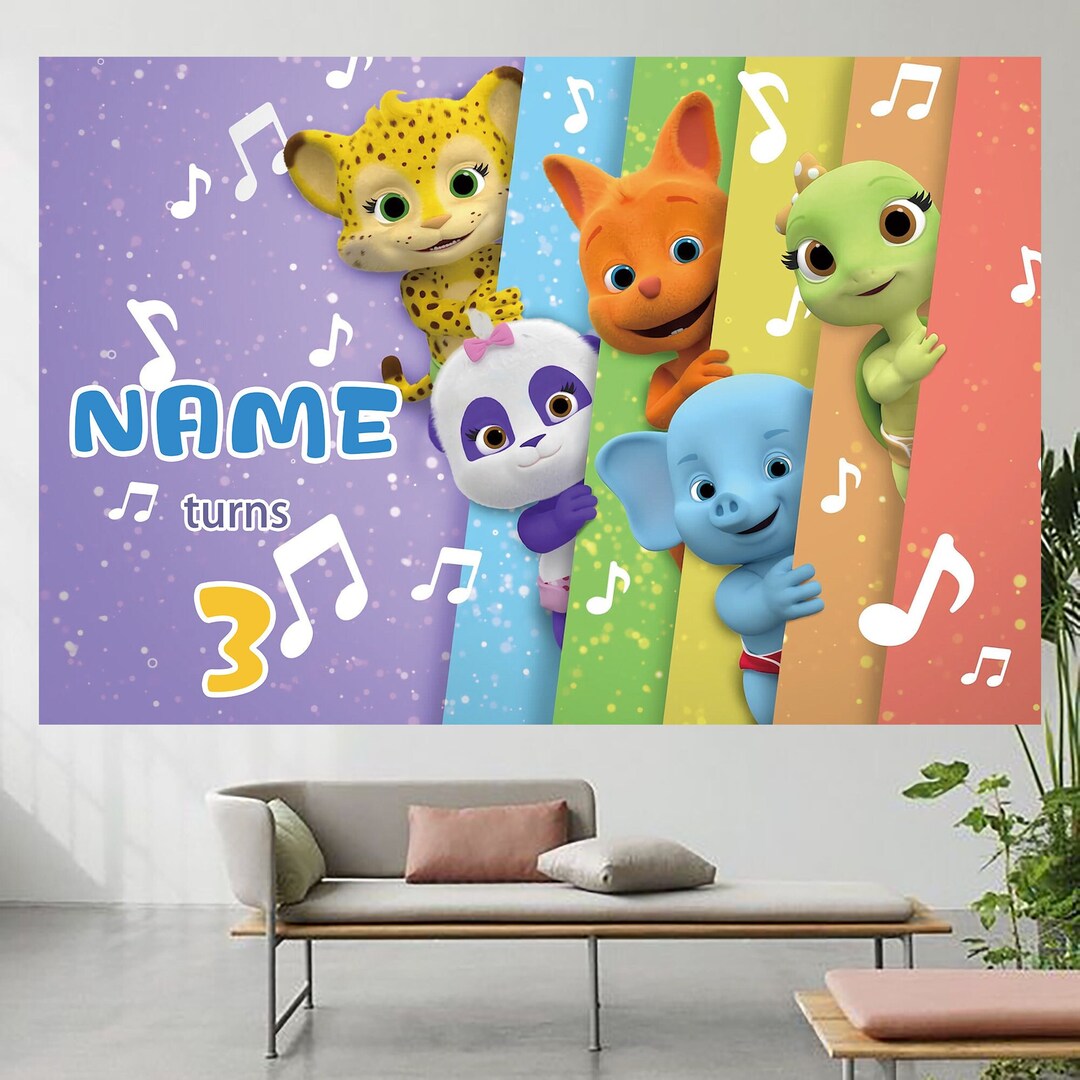 Custom Word Party Happy Birthday Party Backdrop Baby Shower - Etsy