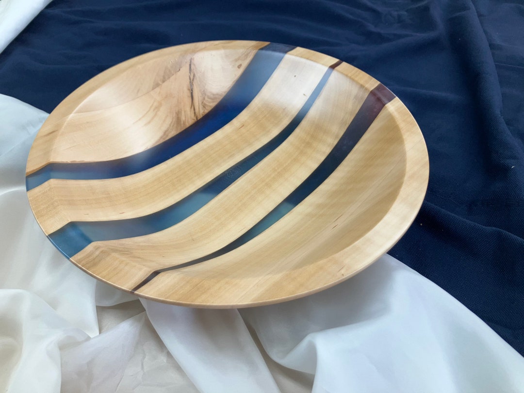 Einzigartige Epoxid-Schale aus Holz - Etsy.de