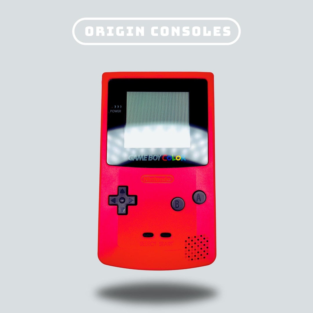 Berry Red Gameboy Color - Authentic Nintendo GBC Handheld Console ...