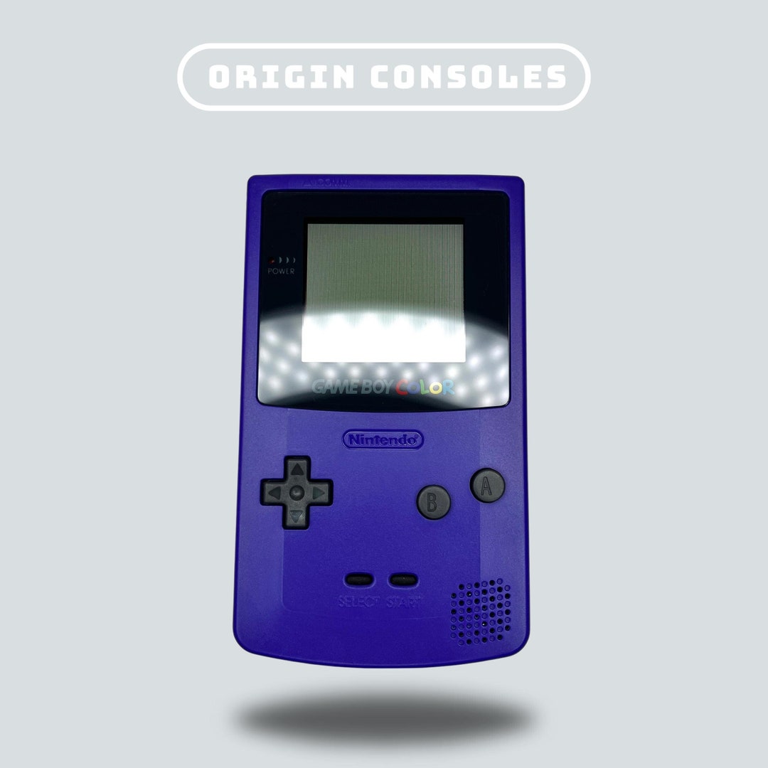 Grape Purple Gameboy Color - Authentic Nintendo GBC Handheld Console ...