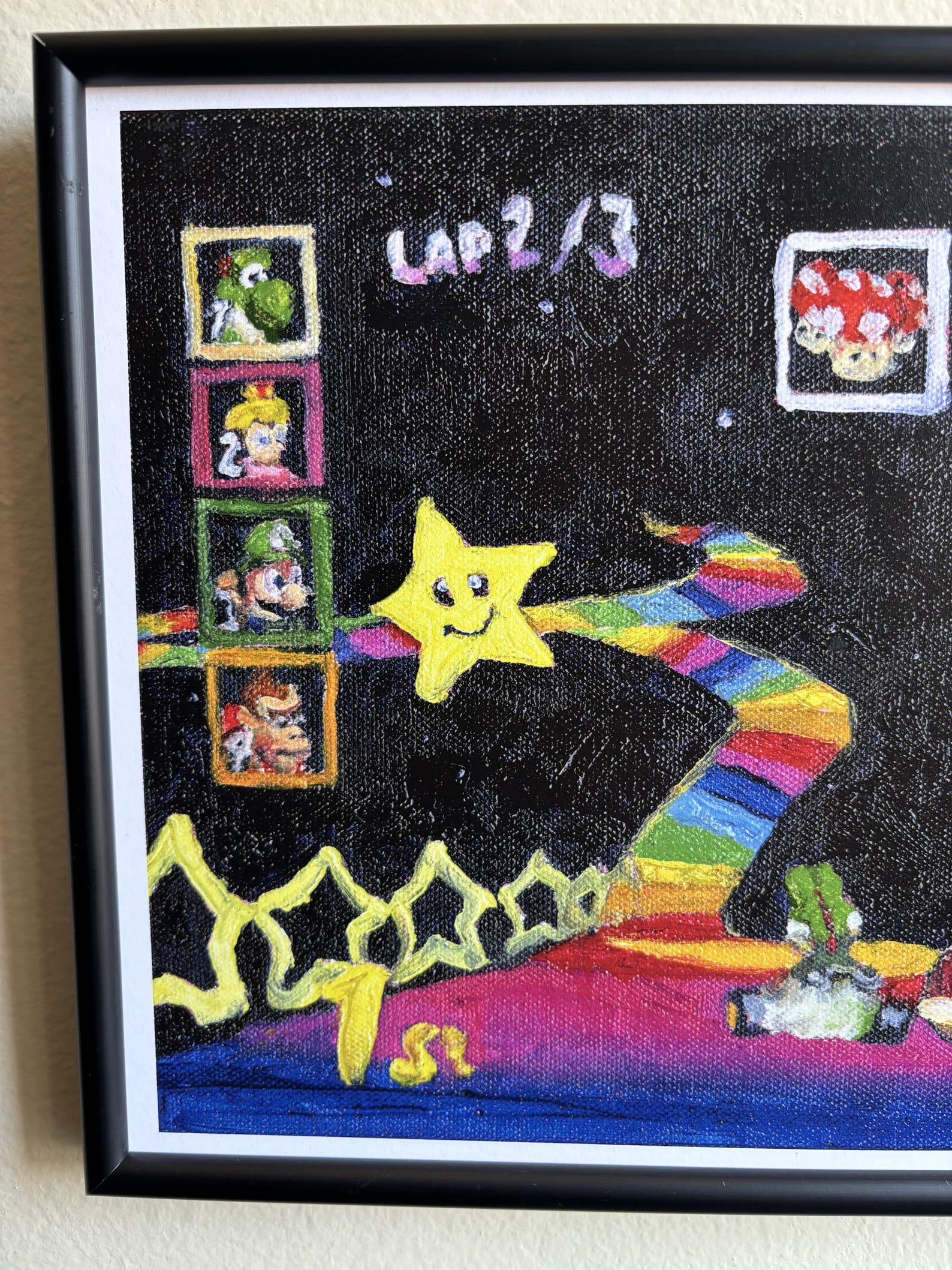 Mario Kart 64 Oil Painting Print - Etsy