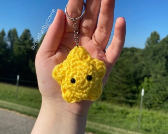 Crochet Star Keychain - Etsy