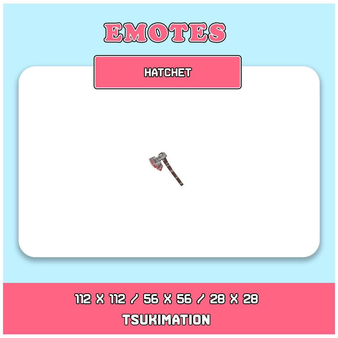 ANIMATED dbd Huntress Hatchet Emote Emote for - Etsy