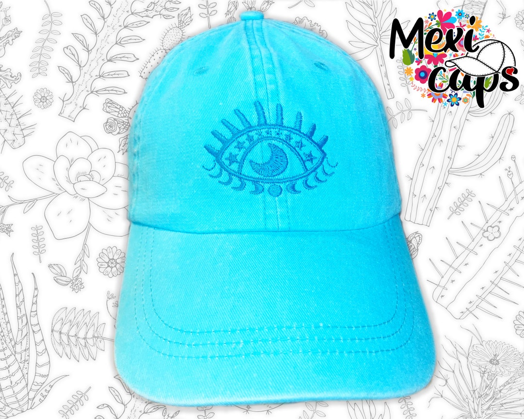 Evil Eye Moon Hat Ojo De La Suerte Luna Creciente - Etsy