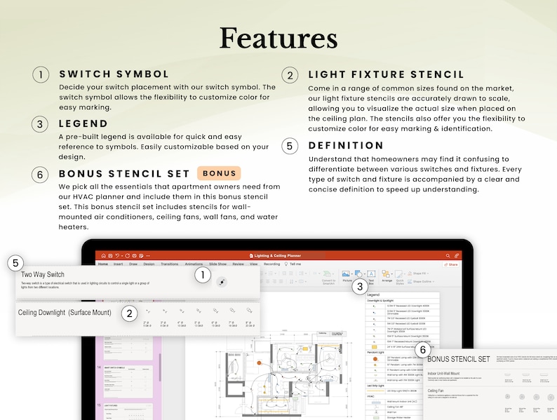 Lighting & Ceiling Planner | Design Professional Lighting Plan Layout ...