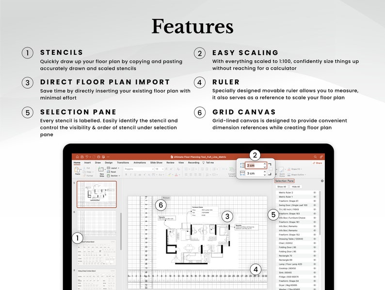 Ultimate Floor Planner | Metric | Line | Design House Apartment Floor ...