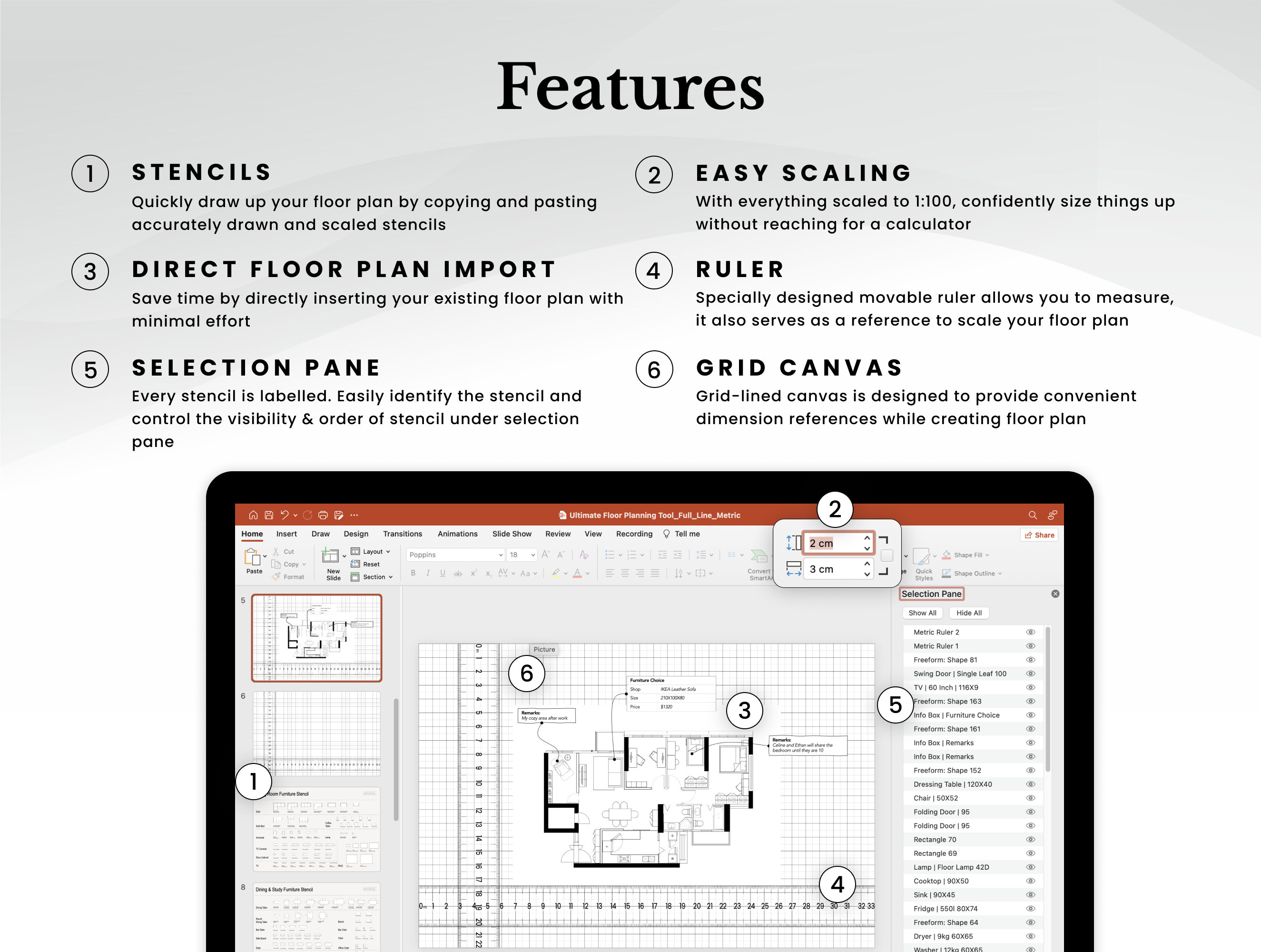 Ultimate Floor Planner | Metric | Line | Design House Apartment Floor ...