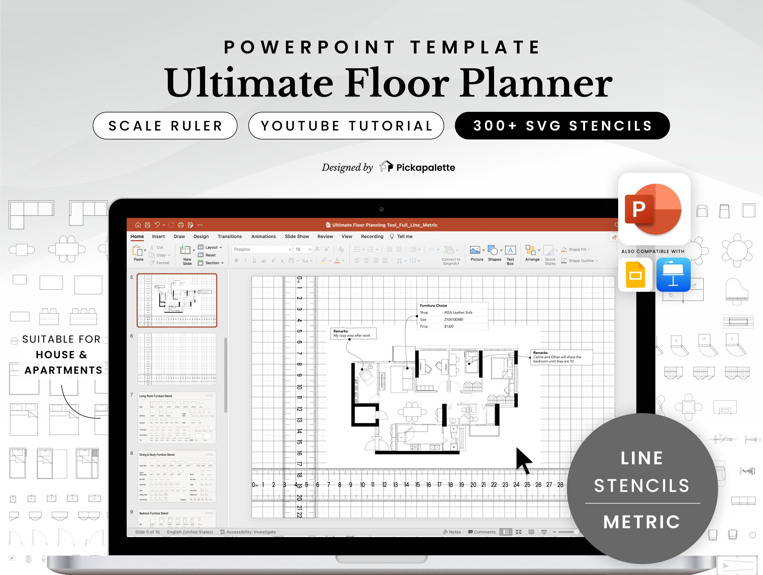 Ultimate Floor Planner | Metric | Line | Design House Apartment Floor ...