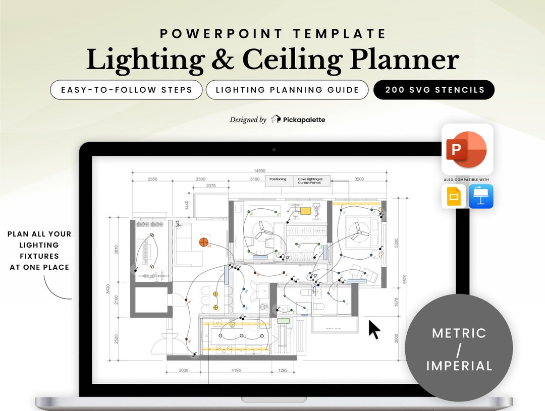 Lighting & Ceiling Planner | Design Professional Lighting Plan Layout ...