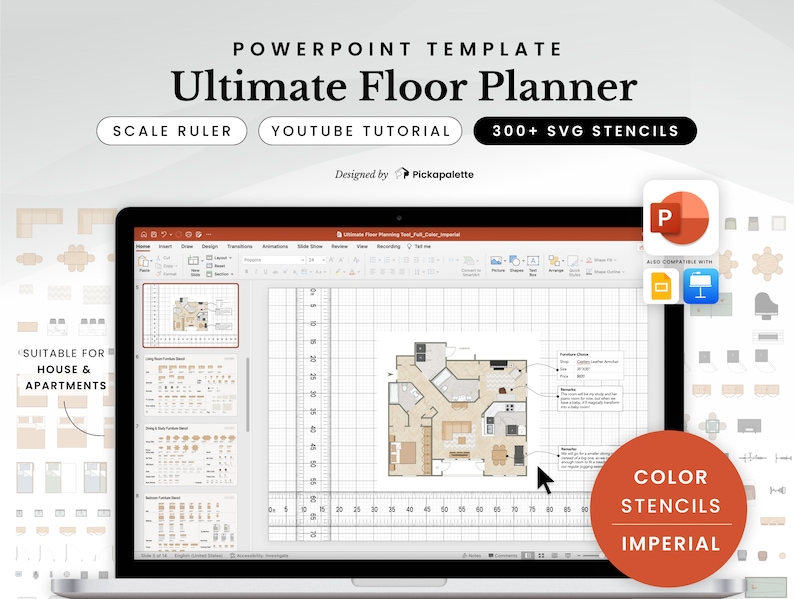 Ultimate Floor Planner | Imperial | Color | Design House Apartment ...