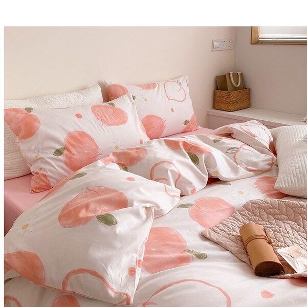 Peach Bedding - Etsy