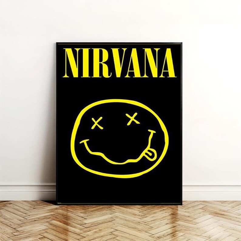 Nirvana - Smiley Logo Poster - Etsy