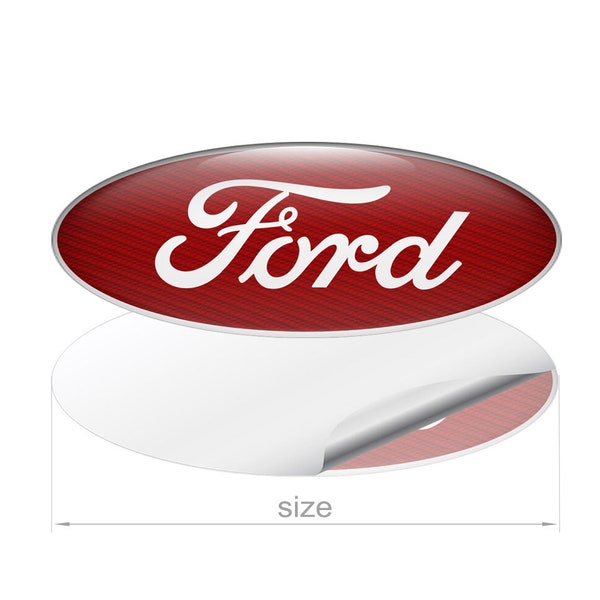 Red Ford Emblem - Etsy