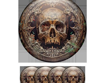 Skull Wheel Hub - Etsy