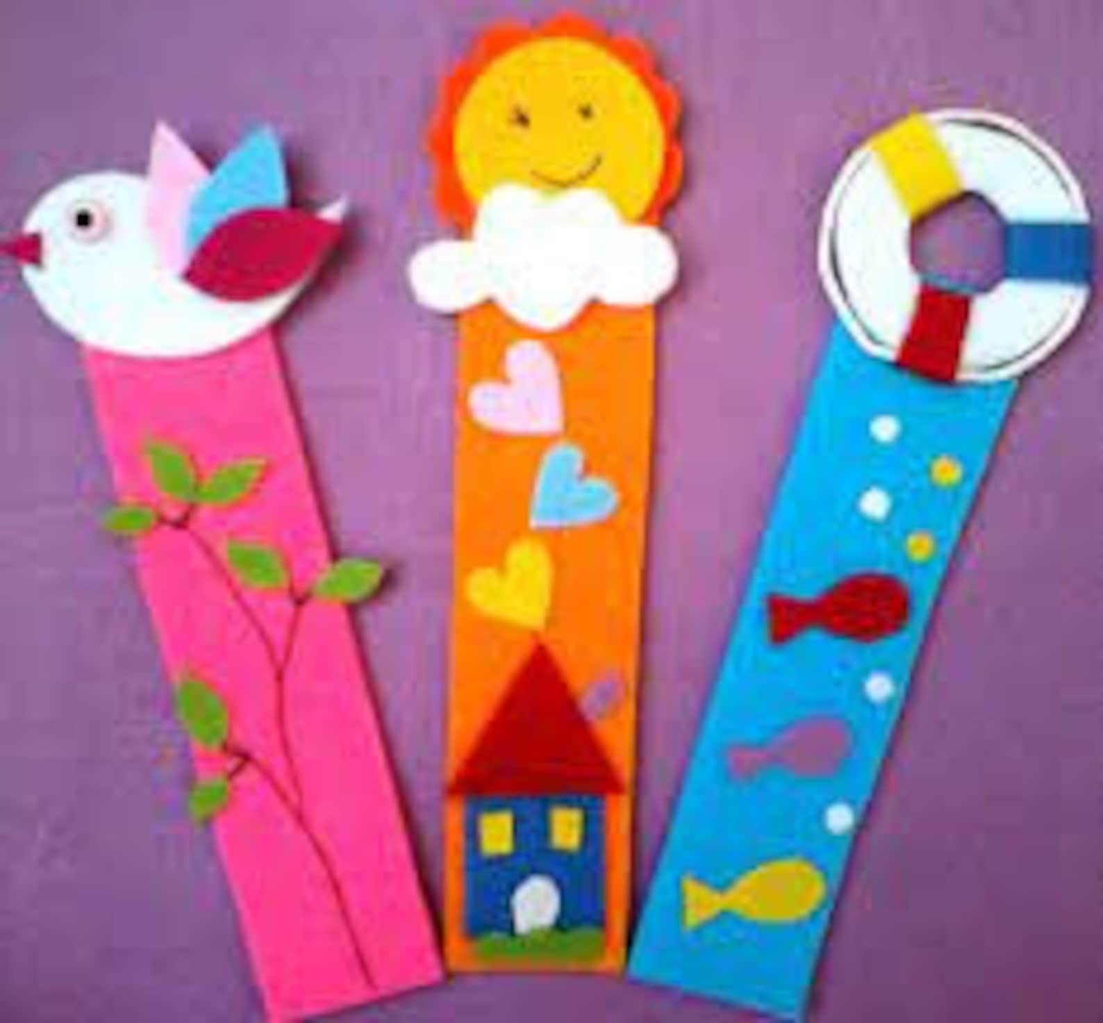 Handmade Bookmark for Kids - Etsy